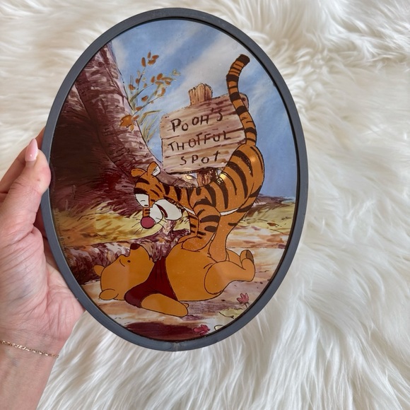 Disney | Wall Decor | Rare Vintage Winnie The Pooh Tigger Stained Glass ...